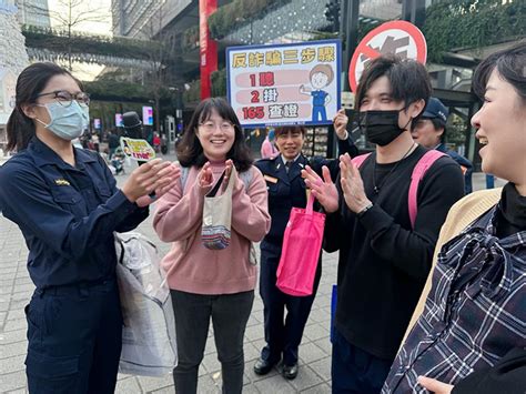 街頭防騷擾 婦幼警走訪商圈宣導 蕃新聞