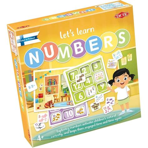 Tactic Games Uk Lets Learn Numbers Educational Game Ts Games