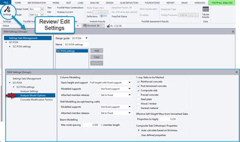 New Footfall Assessment Of Floor Vibration To Sci P354 Tekla User