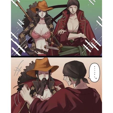 Zoro X Nico Robin Zoro And Robin One Piece Comic Nico Robin