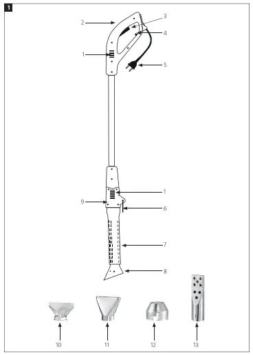 Meec Tools 011623 230v Weed Burner Instruction Manual
