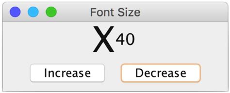Solved A Write The Java Program To Display Font Sizes It Should Have