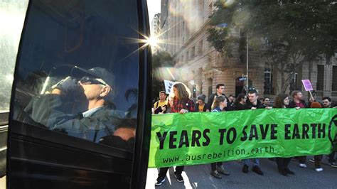 Brisbane Cbd Protest Extinction Rebellion Block Traffic Cause Chaos