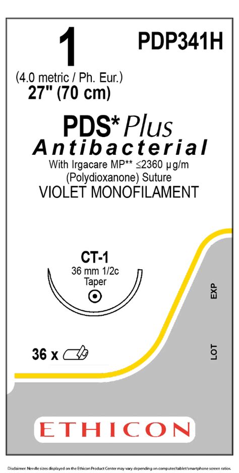 Pds Plus Antibacterial Polydioxanone Sutures Suture Material