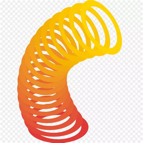 黄红色弹簧PNG图片素材下载 图片编号qwjlxrey 免抠素材网
