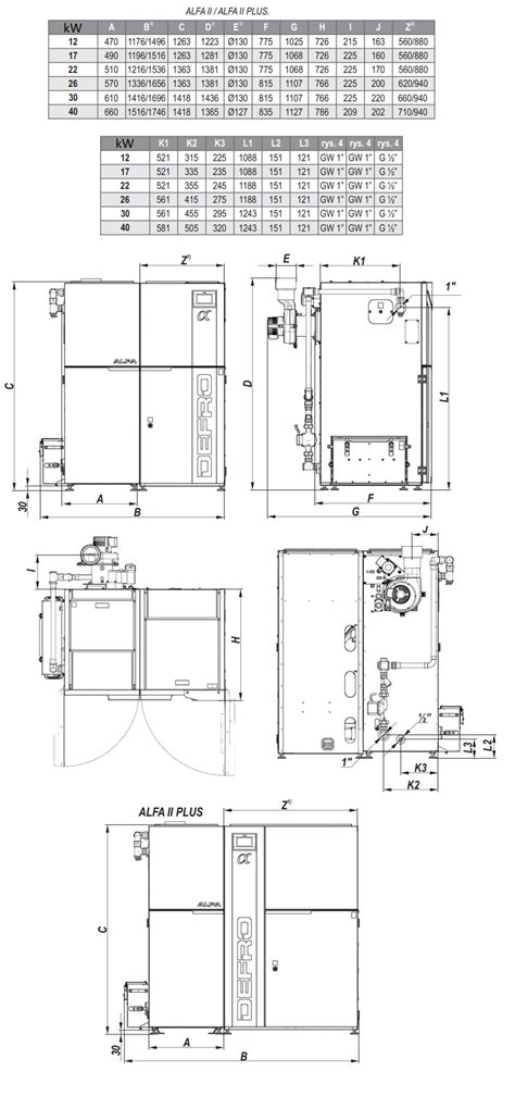 Granulinis Katilas Defro Alfa Ii Alfa Ii Plus 22c Lt