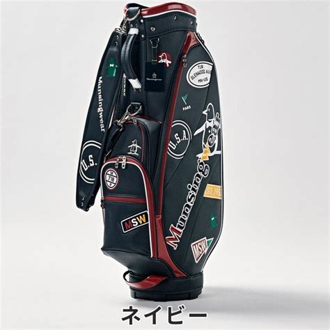 Munsingwear マンシングウェア レディース ゴルフ キャディバッグ ポップデザインキャディバッグ 30kg 85型 6分割 46