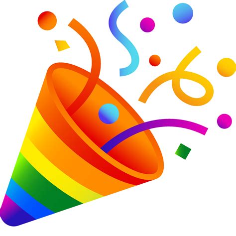 Party Popper Emoticon Face Vector Vector Art At Vecteezy