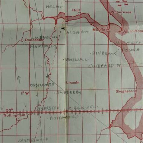 Raf Plotting Map England Wales 1943