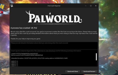 Whats Causing This Crash R Palworld