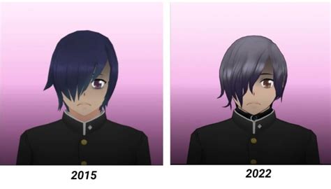 Some Of The Yansims Characters Hairstyles When They Were First