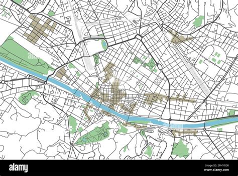 Colorful Florence Vector City Map Stock Vector Image And Art Alamy
