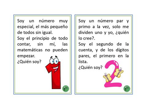 Adivinanzas De Números