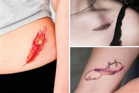 52 Beautiful Feather Tattoos With Meaning Our Mindful Life