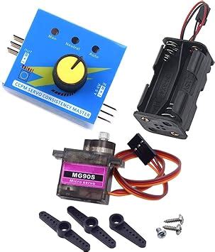 Amazon Com 1Set Servo Motor Tester Kit SG90 9g Micro Servo 180 Degree RC Micro Servo Tester