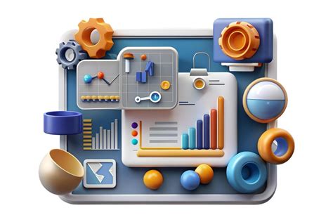 3d Ai Powered Predictive Analytics Frame With Data Graphs And Algorithmic Patterns Ai Driven