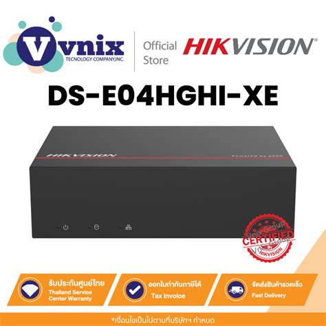 Hikvision Ds E04hghi Xe เครื่องบันทึกสำหรับกล้องระบบ Hd 4 Ch 1080p Lite