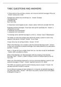 TABC QUESTIONS AND ANSWERS 2022 2023 TABC Stuvia US