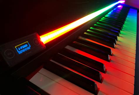 I Piano Reactive MIDI LED Visualizer Self Tutor Support Pianos Upto