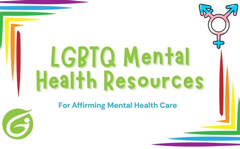 Lgbtq Mental Health Resources Gladstone