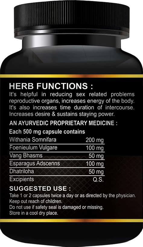 Buy Mens True Performance Herbal Capsules For Helps To Increase Man