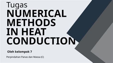 Tugas Finite Difference Methods By My Team Ppt