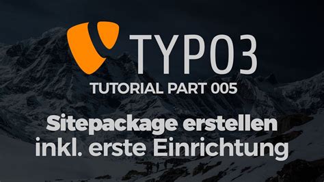 TYPO3 Tutorial 005 Eigenes Template In TYPO3 Integrieren YouTube