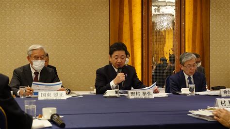 【実施報告】 野村会長が全国中央会と連合との懇談会に出席しました（大阪府中央会） 大阪府中小企業団体中央会