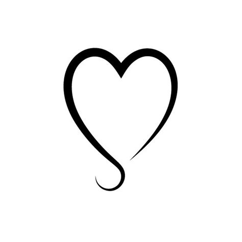 Heart Outline Svg Png  Digital Download Etsy