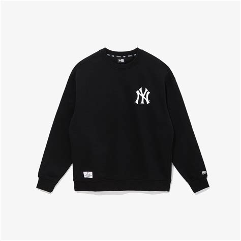 Sweater Ne X Mlb Grid Logo New York Yankees Sweatshirt Black 13338671