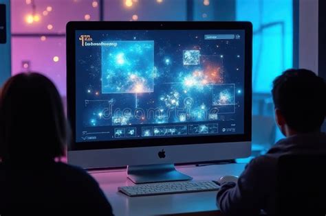 Visualizing Innovation Through Interactive Presentations Stock Illustration Illustration Of