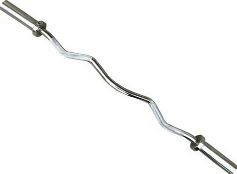 7 Feet Olympic Curl Bar Rod Weight 8 10 Kg Color Silver At ₹ 260