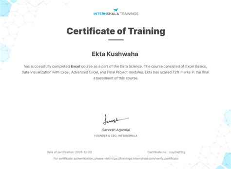 Ekta Kushwaha On Linkedin Successfully Completed Excel Course As A