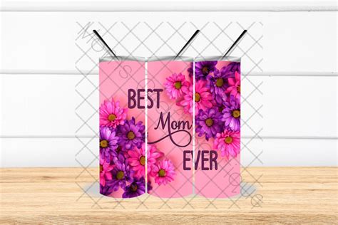 Best Mom Ever Mothers Day Tumbler Graphic By