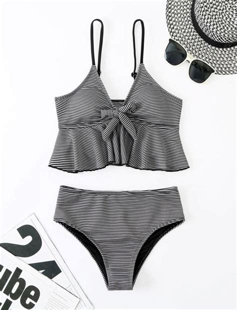 Shein Two Piece Bikin Swimsuit Womens Fashion Swimwear Bikinis