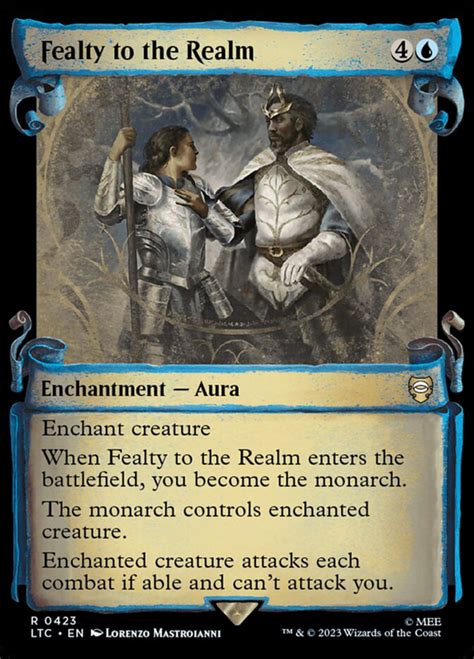 Fealty To The Realm Magic The Gathering Mtg Cards