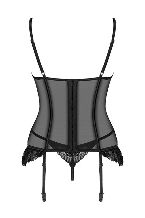 Gorset Sexy Obsessive Serena Love Corset Czarny Sklep Kontripl