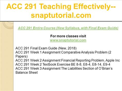 acc 291 teaching effectively ppt download