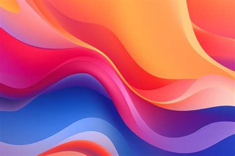 Premium Photo Trendy Dynamic Wavy Lines Abstract Gradient Background