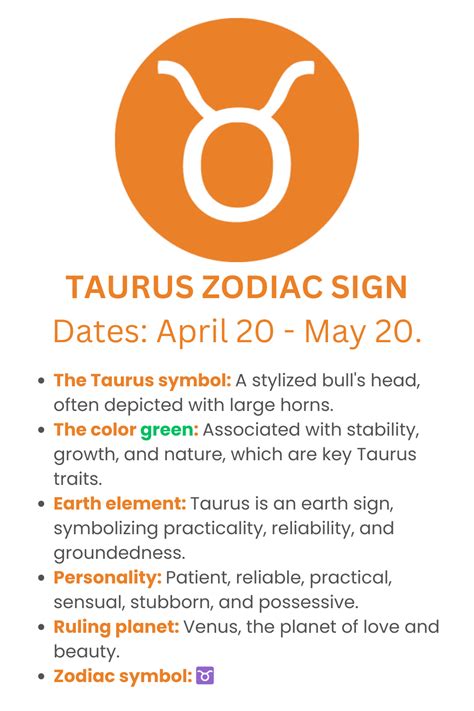 Taurus Zodiac Sign Astrology Meaning Characteristics Elements