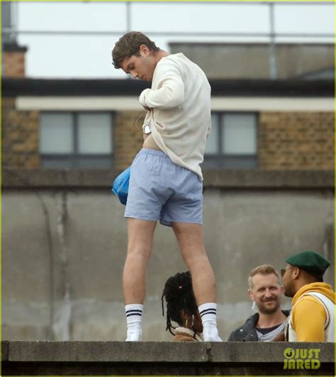 Photo Rafferty Law In Underwear On Oliver Twist Set With Rita Ora 04