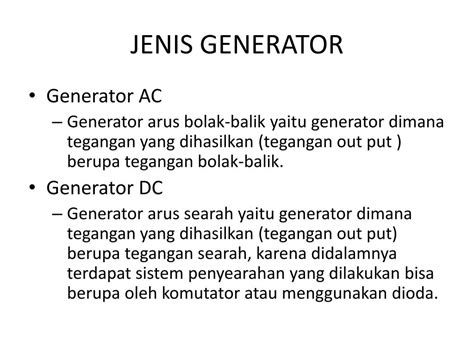 Ppt Generator Motor Dan Transformator Powerpoint Presentation Free Download Id2211499