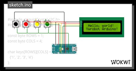 Keypad And Lcd Test Wokwi Esp32 Stm32 Arduino Simulator