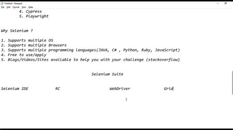 Selenium Introduction Youtube