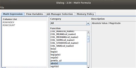 convert negative values to positive values knime analytics platform