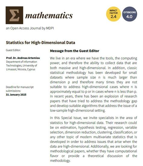 Mathematics Mdpi On Linkedin Mathematics Statistics High