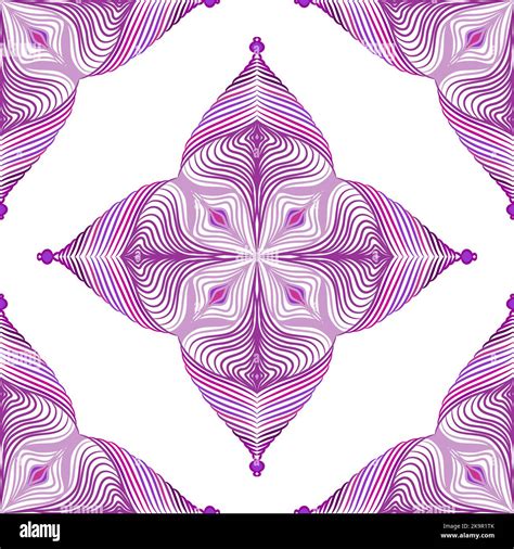 Decorative Seamless Background With Abstract Lacy Ornament Stock Vector Image And Art Alamy