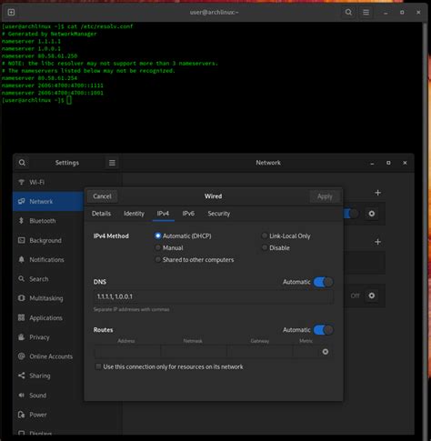 Solved Problems On Wired Connection Networking Server And Protection Arch Linux Forums