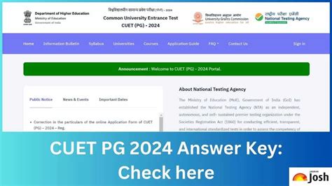 CUET PG 2024 Exam Over Check Answer Key PDF Release Date