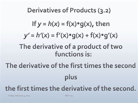 Applied Calculus MAT Dr Day Monday Feb Ppt Download